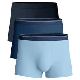 Boxershorts Calida "Natural Benefit", Damen, Gr. L (52/54), atlantic blau, Single Jersey, Obermaterial: 95% Baumwolle, 5% Elasthan, normal, Unterhosen, Single Jersey-Qualit&auml;t, elastisch