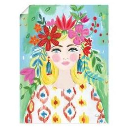 Wandbild Artland "Boho Girl II", farbe bild(er): farbig, B:30cm H:40cm, Papier, Bilder, als Alubild, Leinwandbild, Poster, Wandaufkleber in verschied. Gr&ouml;&szlig;en
