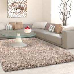 Hochflor-Teppich Ayyildiz Teppiche "Life Shaggy 1500" Gr. 8, beige, B:300cm H:30mm L:400cm, Kunstfaser, Teppiche, Langflor, uni, gro&szlig;e Farbauswahl, robust, auch als L&auml;ufer und in rund