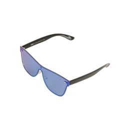 Sonnenbrille Urban Classics "Urban Classics Unisex 103 Chain Sunglasses", Damen, blk, blau, Sonnenbrillen Sonnenbrille