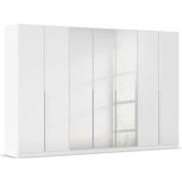 Dreht&uuml;renschrank OTTO HOME "Kleiderschrank Schrank Garderobe AGORDO mit Dekor- oder Hochglanzfront", wei&szlig; (alpinwei&szlig;, hochglanz wei&szlig;), B:315cm H:210cm T:54cm, Holzwerkstoff, Schr&auml;nke, Dreht&uuml;renschrank, durchdachte Innenausstattung, in 7 Breiten und 2 H&ouml;hen MADE IN GERMANY, Topseller