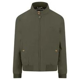 Blouson Fynch-Hatton, Herren, Gr. 3XL, schwarz khaki, Web, Obermaterial: 47% Polyester, 41% Baumwolle, 12% Polyamid, unifarben, normal h&uuml;ftbedeckend, Rundhals, Flachstrickb&uuml;ndchen, Jacken Blouson, mit Rei&szlig;verschluss und Eingrifftaschen