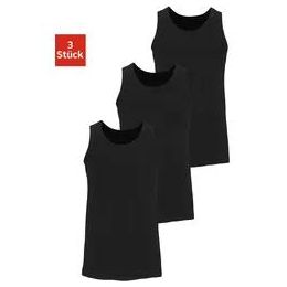 H.I.S. Tanktop H.I.S "Unterziehshirt, Unterhemd f&uuml;r Herren", Herren, Gr. 8/XXL, schwarz, Single Jersey, Obermaterial: 100% Baumwolle, unifarben, Basic, k&ouml;rpernah normal, Rundhals, Tops Tanktop, unifarben, Rundhalsausschnitt, aus Baumwolle