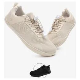 Barfu&szlig;schuh DOTALES "Citystep Barfu&szlig;schuhe Damen & Herren Barfu&szlig; Sneaker", Damen, Gr. 39, Normalschaft, beige, Kunstfaser, Polyurethan, Schuhe Barfu&szlig;schuh, Barfu&szlig; Sneaker, Minimalschuhe