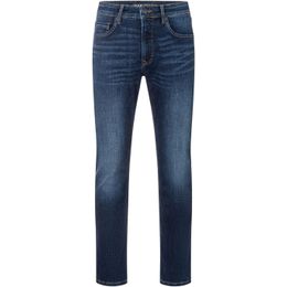 MAC Herren Regular-fit-Jeans "Arne"midnight schwarz used, Gr. 33, unifarben, Denim/Jeans, Obermaterial: 82% Baumwolle, 16% Polyester, 2% Elasthan,