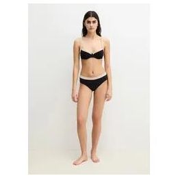 Marc O'Polo Bikini-Hose MARC O'POLO "Contrast Color Binding", Damen, Gr. M (40), N-Gr, schwarz, Obermaterial: 84% Polyamid, 16% Elasthan, Badehosen Bikini-Hose