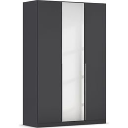 Dreht&uuml;renschrank OTTO HOME "Kleiderschrank Schrank Garderobe AGORDO mit Dekor- oder Hochglanzfront", grau (graumetallic), B:136cm H:210cm T:54cm, Holzwerkstoff, Schr&auml;nke, Dreht&uuml;renschrank, durchdachte Innenausstattung, in 7 Breiten und 2 H&ouml;hen MADE IN GERMANY, Topseller
