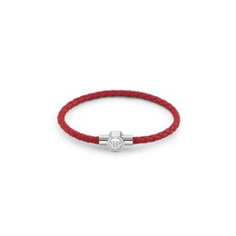 Armkette Philipp Plein "Armb&auml;nder" Gr. S, 1370, rot, silber, Armb&auml;nder, Herren, S, Armkette