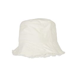 Fischerhut Flexfit "Flexfit Accessoires Open Edge Bucket Hat", Damen, Gr. onesize, sanftes wei&szlig;, 100% Baumwolle, unifarben, H&uuml;te