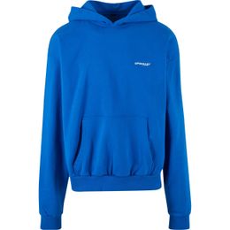 Kapuzensweatshirt "Upscale by Mister Tee Upscale Core EMB Oversize Hoody", Herren, Gr. L, cobaltblau, 100% Baumwolle, UPSCALE BY MISTER TEE, bedruckt, Sweatshirts