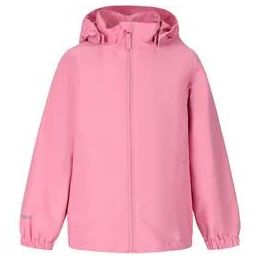 Outdoorjacke ZIGZAG "Orkanna", Kinder, Gr. 128, pink, 100% Polyester, unifarben, normal, hoch geschlossener Ausschnitt, Jacken Outdoorjacke, Getapte N&auml;hte