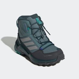 adidas terrex Kinder Winterstiefel "TERREX AX4R MID CLIMAWARM+ KINDER", Gr. 40preloved teal, matte silber, pure teal, Synthetik, Textil, Schuhe,