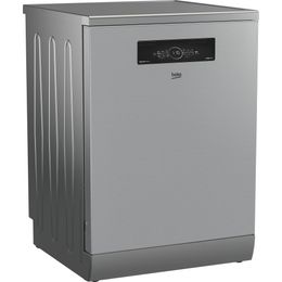 Beko Standgeschirrsp&uuml;ler "BDFN36550XP", Energieeffizienz: B (A-G), grau, B:59,8cm H:85cm T:60cm, Geschirrsp&uuml;ler