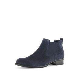 Chelseaboots Gabor "Chelsea Boot", Damen, Gr. 37,5, blau, Schuhe Chelseaboots
