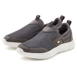 Sneaker John Devin "Freizeitschuh, Halbschuh, Slipper, Turnschuh", Herren, Gr. 43, grau, Obermaterial: 70% Textilmaterial, 30% Lederimitat. Decksohle: 100% Textilmaterial. Futter: 100% Textilmaterial. Laufsohle: 100% Synthetik, unifarben, Basic, Schuhe Sneaker, zum Reinschl&uuml;pfen Unisex VEGAN