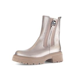 Chelseaboots Gabor "Chelsea Boot", Damen, Gr. 40, beige, Schuhe Chelseaboots