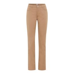 5-Pocket-Hose Brax "Style CAROLA", Damen, Gr. 38L76, Langgr&ouml;&szlig;en, hellbraun, Hosen 5-Pocket-Hose