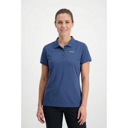 Poloshirt Icepeak "BAYARD", Damen, Gr. L, blau (navy blau), Obermaterial: 100% Polyester, Shirts, sportlicher Stil, aus Polyester, schnelltrocknend, pflegeleicht