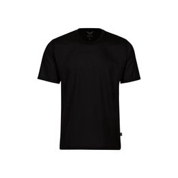 T-Shirt TRIGEMA "TRIGEMA T-Shirt aus 100% Baumwolle", Herren, Gr. XXL, schwarz, Single Jersey, 100% Baumwolle, Basic, lang, Rundhals, Shirts T-Shirt