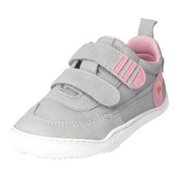 QNUFFS Jungen Barfu&szlig;schuh "Erle", Gr. 25river, rosa, Schuhe, Klettschuh, Sneaker mit Nullsprenung, Gr&ouml;&szlig;enschablone zum Download