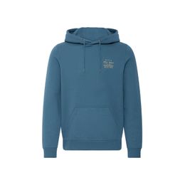 Kapuzenpullover Blend "Hoodie BHBest", Herren, Gr. M, blau (orion blau), Obermaterial: 55% Polyester PES. 45% Baumwolle CO., Pullover Kapuzenpullover