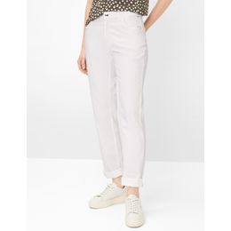 5-Pocket-Hose Brax "Style MARY", Damen, Gr. 38L76, Langgr&ouml;&szlig;en, wei&szlig;, Web, 78% Baumwolle, 19% Lyocell, 3% Elasthan, Hosen 5-Pocket-Hose