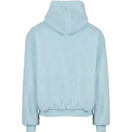 Karl Kani Herren Kapuzensweatshirt "Karl Kani Karl Kani Serif Teddy Hoodie", blau, Gr. XL, 80% Baumwolle, 20% Polyester, Sweatshirts