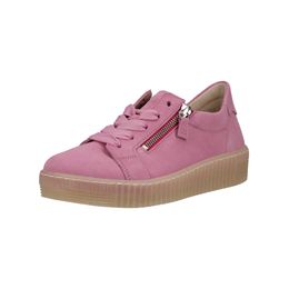 Gabor Damen Sneaker "Gabor Sneaker Leder", Gr. 38hellpink, Leder, Schuhe