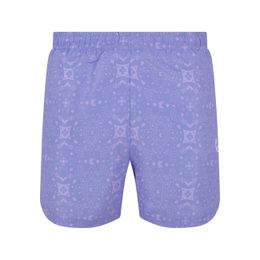Badeshorts Karl Kani "Karl Kani Herren KM241-056-1 Signautre Paisley Swim Shorts", Herren, Gr. XXL, US-Gr&ouml;&szlig;en, lila, 100% Polyester, Badehosen Badeshorts
