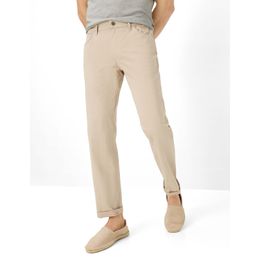 Brax Herren 5-Pocket-Hose "Style CADIZ"beige, Gr. 34, Web, 78% Baumwolle, 19% Lyocell, 3% Elasthan, Hosen