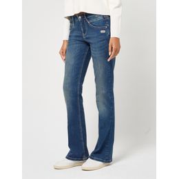 Bootcut-Jeans Gang "94MEDINA BOOTCUT", Damen, Gr. 28, L&auml;nge 32, pdt wash, Denim/Jeans, Obermaterial: 98% Baumwolle, 2% Elasthan, ausgestellt lang, Jeans