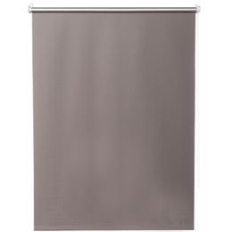 Seitenzugrollo K-home "Thermo Klemmfix-Rollo" Gr. 1, silber (silberfarben), B:40cm H:150cm, Polyester, Rollos, Seitenzugrollo, 1 St&uuml;ck