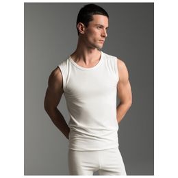 Unterhemd TRIGEMA "TRIGEMA Tr&auml;gershirt aus Merinowolle", Herren, Gr. L, 1 Stk., Normalgr&ouml;&szlig;en, beige (natur), 80% Wolle (Merinowolle), 20% Polyamid, Unterhemden Unterhemd