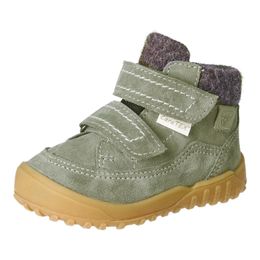 Lauflernschuh Pepino BY RICOSTA "Donte 50 WMS: weit", Baby, Gr. 26, salbei, Textil, Veloursleder, Schuhe Lauflernschuh, Winterboots, Klettschuh mit TEX, Gr&ouml;&szlig;enschablone zum Download