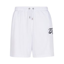 Fubu Herren Shorts "Fubu Herren FM242-005-2 Fubu Varsity Mesh Shorts"wei&szlig;, Gr. L, 100% Polyester, Hosen