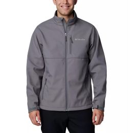 Columbia Herren Softshelljacke "Ascender Softshell Jacket"city grau, Gr. S, Softshell, Obermaterial: 100% Polyester, Jacken, f&uuml;r Trekking und
