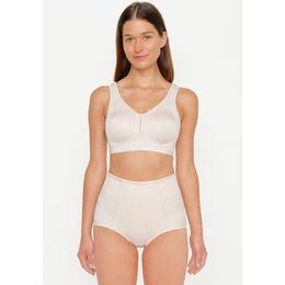 B&uuml;gelloser BH SuSa "Cremona", Damen, Gr. 75, Cup F, beige (sand), Obermaterial: 65% Polyamid, 28% Elasthan, 7% Polyester, gestreift, bequem, BHs, St&uuml;tzfunktion, vorgeformte Cups, Streifenoptik vorn