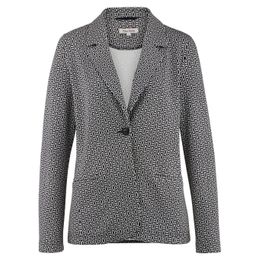 Jackenblazer Alba Moda "Blazer Blazer mit grafischem Print", Damen, Gr. 38, schwarz, Obermaterial: 80% Viskose CV. 17% Polyester PES. 3% Elasthan EL., Modern, tailliert, Blazer
