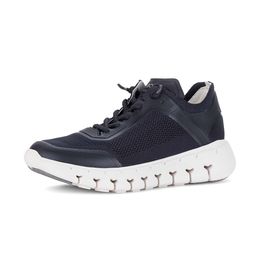 Sneaker Gabor "Sneaker low", Damen, Gr. 35, blau, Schuhe Sneaker