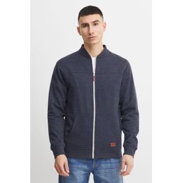 Sweatjacke Blend "BHArco", Herren, Gr. M, navy, Sweatware, 60% Baumwolle, 40% Polyester, unifarben, regular fit normal, ohne Ausschnitt, eingesetzt Rippb&uuml;ndchen, Sweatjacken Sweatjacke, Collegejacke mit Fleece-Innenseite