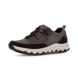 Sneaker Gabor "Sneaker low", Herren, Gr. 41, grau, Schuhe Sneaker