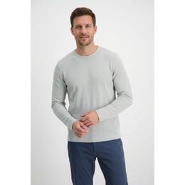 Langarmshirt BOSS Orange "Tempesto", Herren, Gr. XXL, silber043, Single Jersey, Obermaterial: 82% Baumwolle, 12% Polyamid, 6% Elasthan, regular fit normal, Rundhals, Shirts Langarmshirt, mit BOSS-Stickerei
