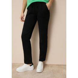 Sweathose Flashlights, Damen, Gr. 52/54, N-Gr, schwarz, Sweatware, Obermaterial: 95% Baumwolle, 5% Elasthan, unifarben, Basic, l&auml;ssig geschnitten lang, Hosen Sweathose, Mit Geradem Bein