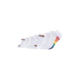 Sneakersocken Camano "ca-soft", Herren, Gr. 43-46, rainbow, Baumwollmischung, normal, Socken Sneakersocken, mit weichem Komfortbund ohne dr&uuml;ckende N&auml;hte