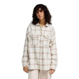 Langarmshirt Billabong "Coastal Breeze", Damen, Gr. S, wei&szlig; cap, Obermaterial: 100% Walkfrottier;, Shirts Langarmshirt