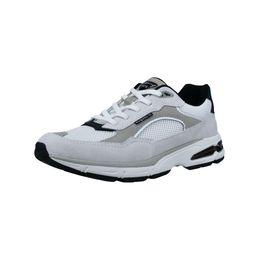 Sneaker Bugatti "Bugatti Sneaker Leder", Herren, Gr. 40, wei&szlig;, Leder, Schuhe Sneaker