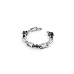 Armkette Philipp Plein "Armb&auml;nder" Gr. L, 21ss, schwarz, stainlesssteel, Armb&auml;nder, Herren, L, Armkette