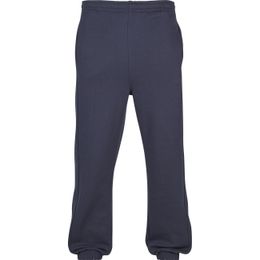 Jogginghose Urban Classics "Urban Classics Herren Sweatpants", Herren, Gr. L, US-Gr&ouml;&szlig;en, navy, 65% Baumwolle, 35% Polyester, unifarben, loose fit, Hosen Jogginghose