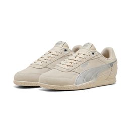 Sneaker Puma "BELLA DONNA SD METALLIC JR", Damen, Gr. 36, alpine snow, Puma silber, Synthetik, unifarben, Schuhe Sneaker, Design auf den Spuren des Puma Speedcat
