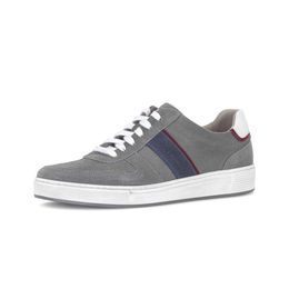 Sneaker Gabor "Sneaker low", Herren, Gr. 40,5, grau, Schuhe Sneaker